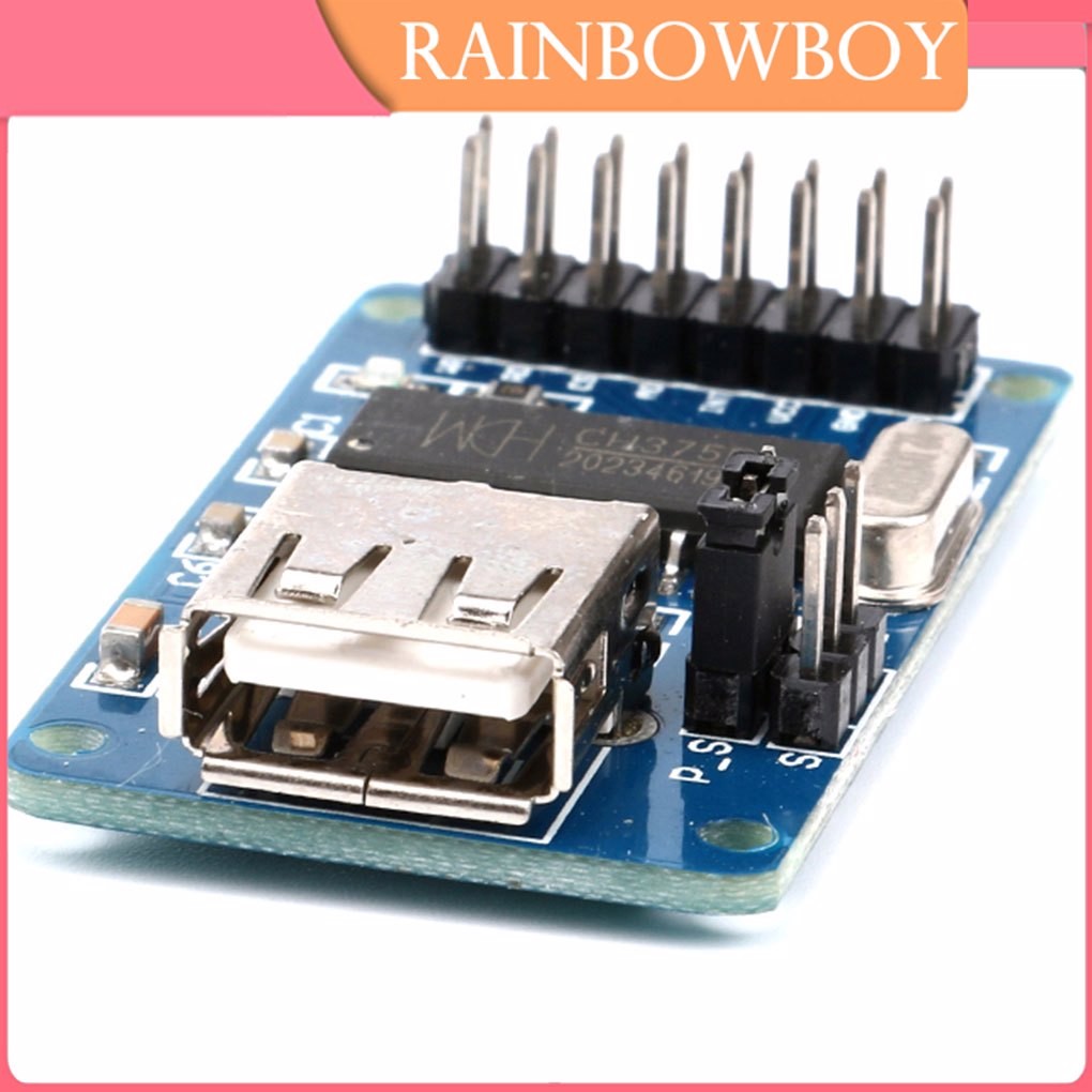 1/4 CH376 USB Module Connector U Disk Read and USB Transfer Control Write Board Module ...