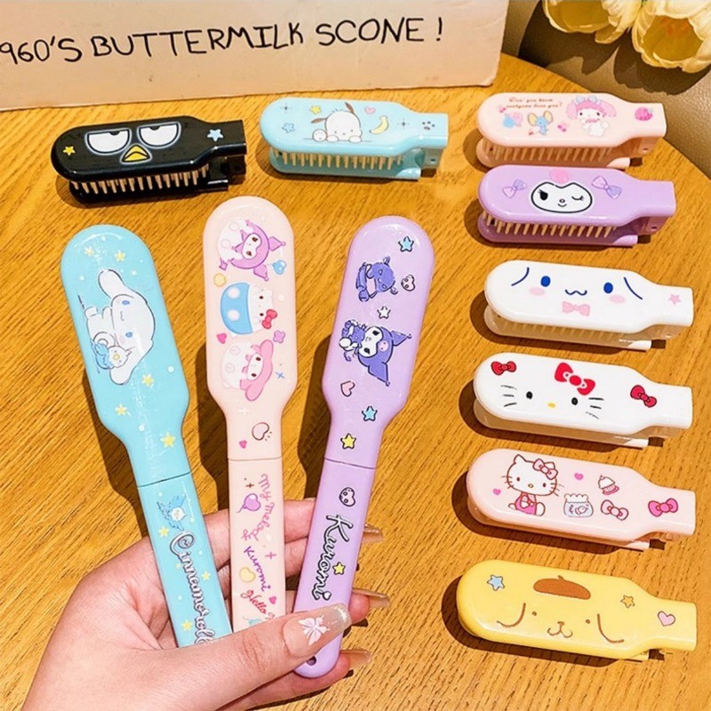 Sanrio Hello Kitty Cute Cartoon Comb Kuromi My Melody Cinnamoroll ...