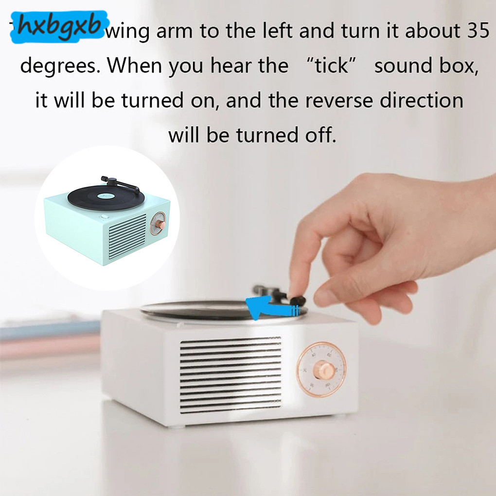 Turntable Universal Wireless Speaker Vintage Multi-Function Mini Sound ...