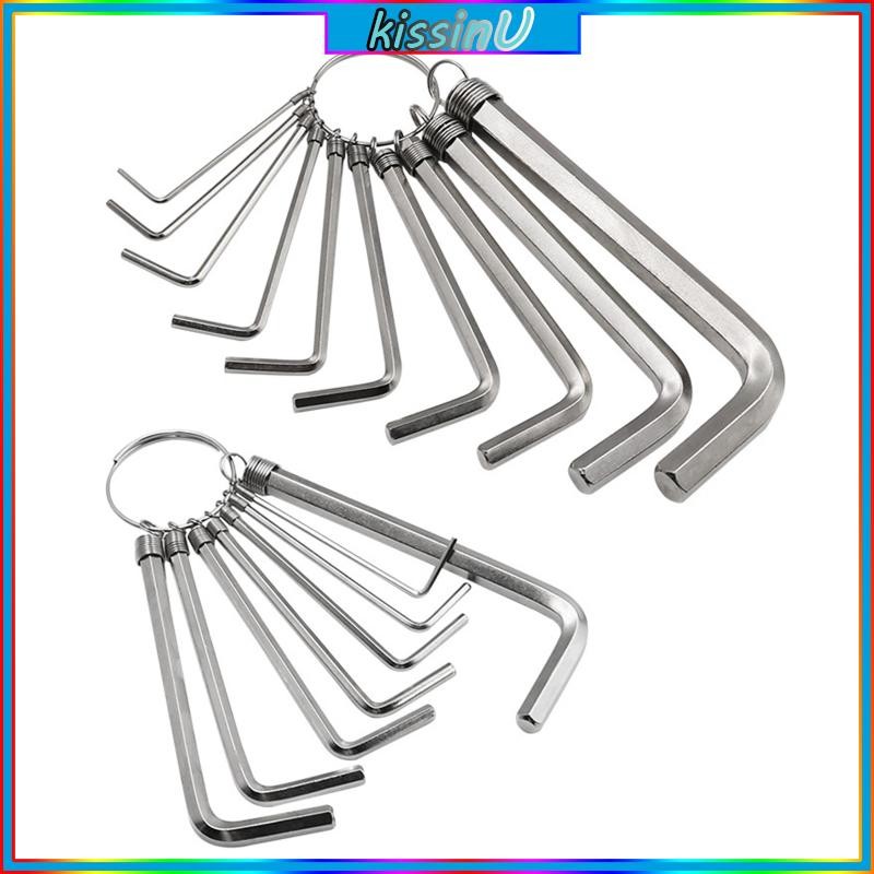 kiss Upgraded Hexagon for Key Set Metric Wrench Set Allen Alan- Hex ...