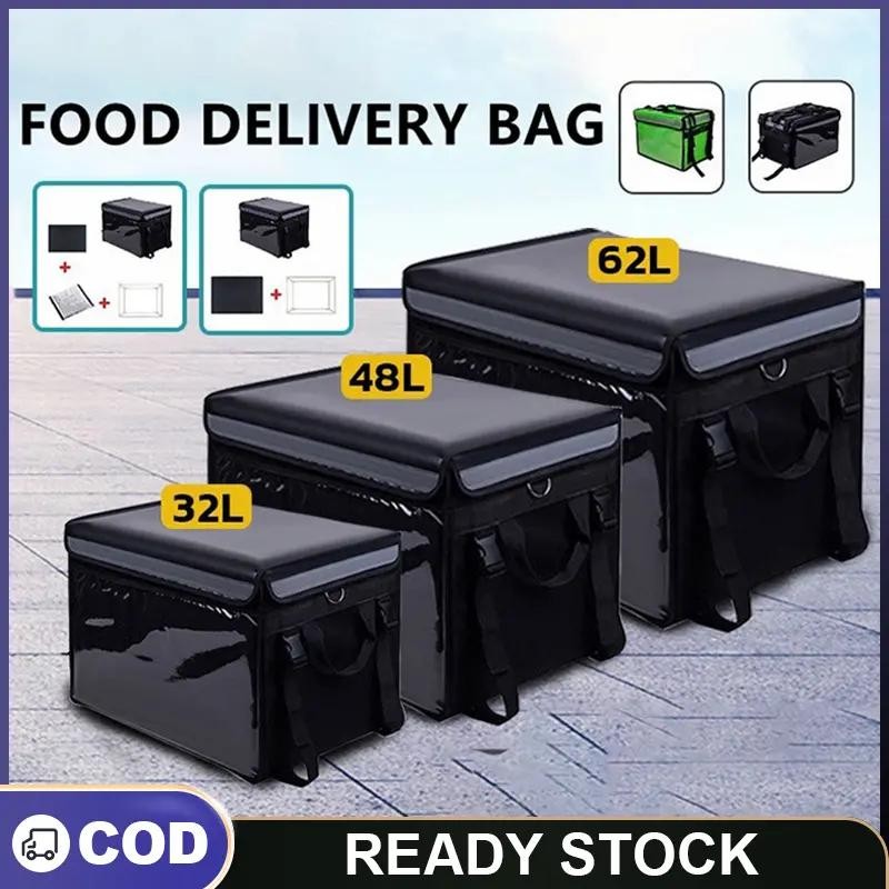 Food Delivery Bag Waterproof 32L/48L/62L Thicken Thermal Insulated Food ...