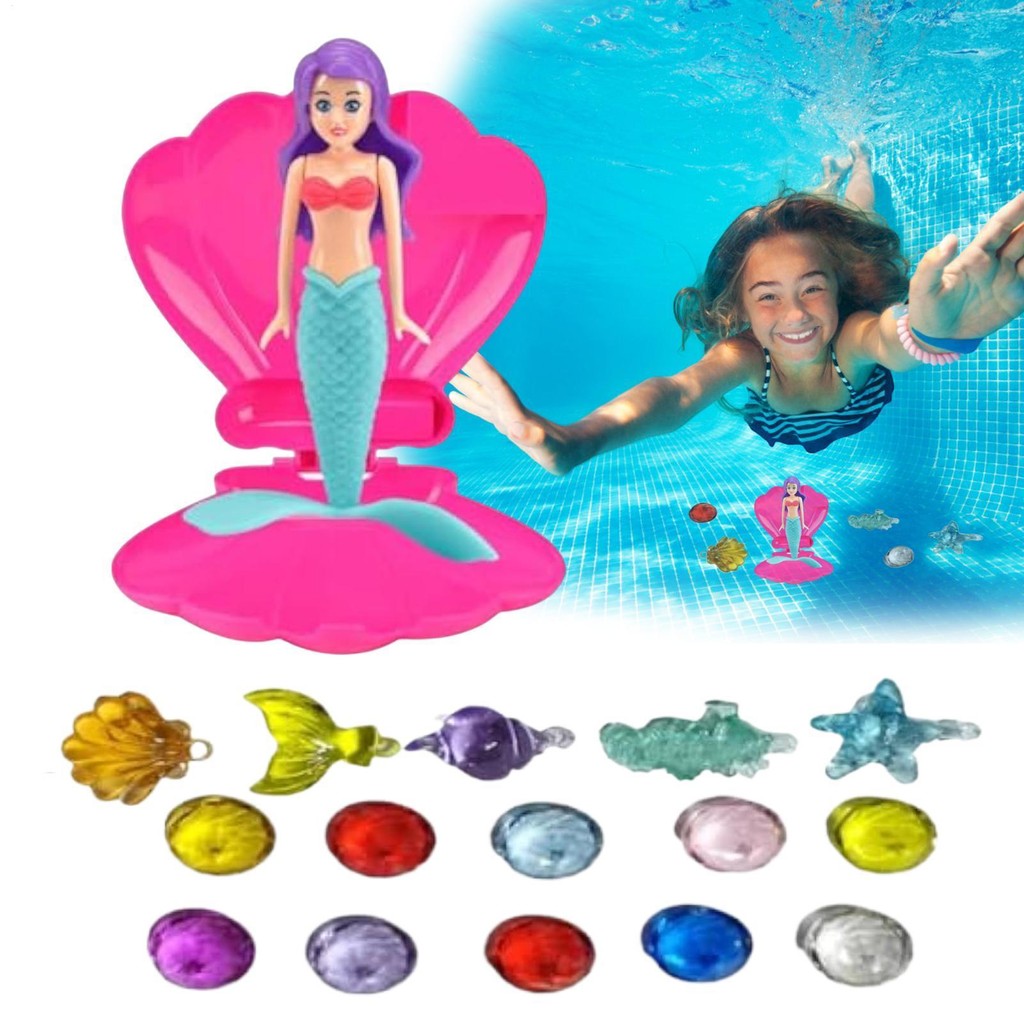 Mermaid Pool Toys Interactive Underwater Exploration Toys Rotating ...