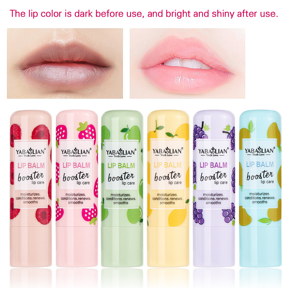Cute Fruit Flavor Lips Gloss Makeup Cold Lip Mask Hydrating Lip Gel ...
