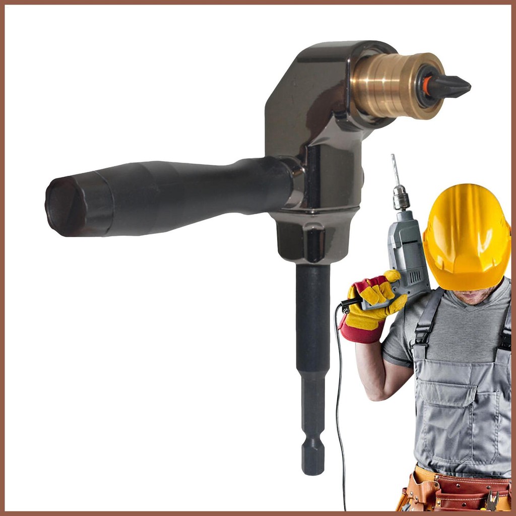90 Degree Drill Attachment Drill 90 Degree Adapter Ergonomic Handle ...