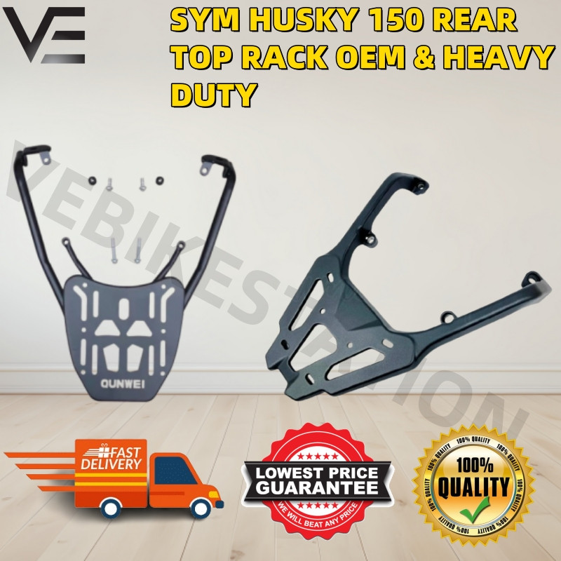 EMS TOP RACK HEAVY DUTY & OEM RACK For SYM HUSKY150 MONORACK(2024yrs ...