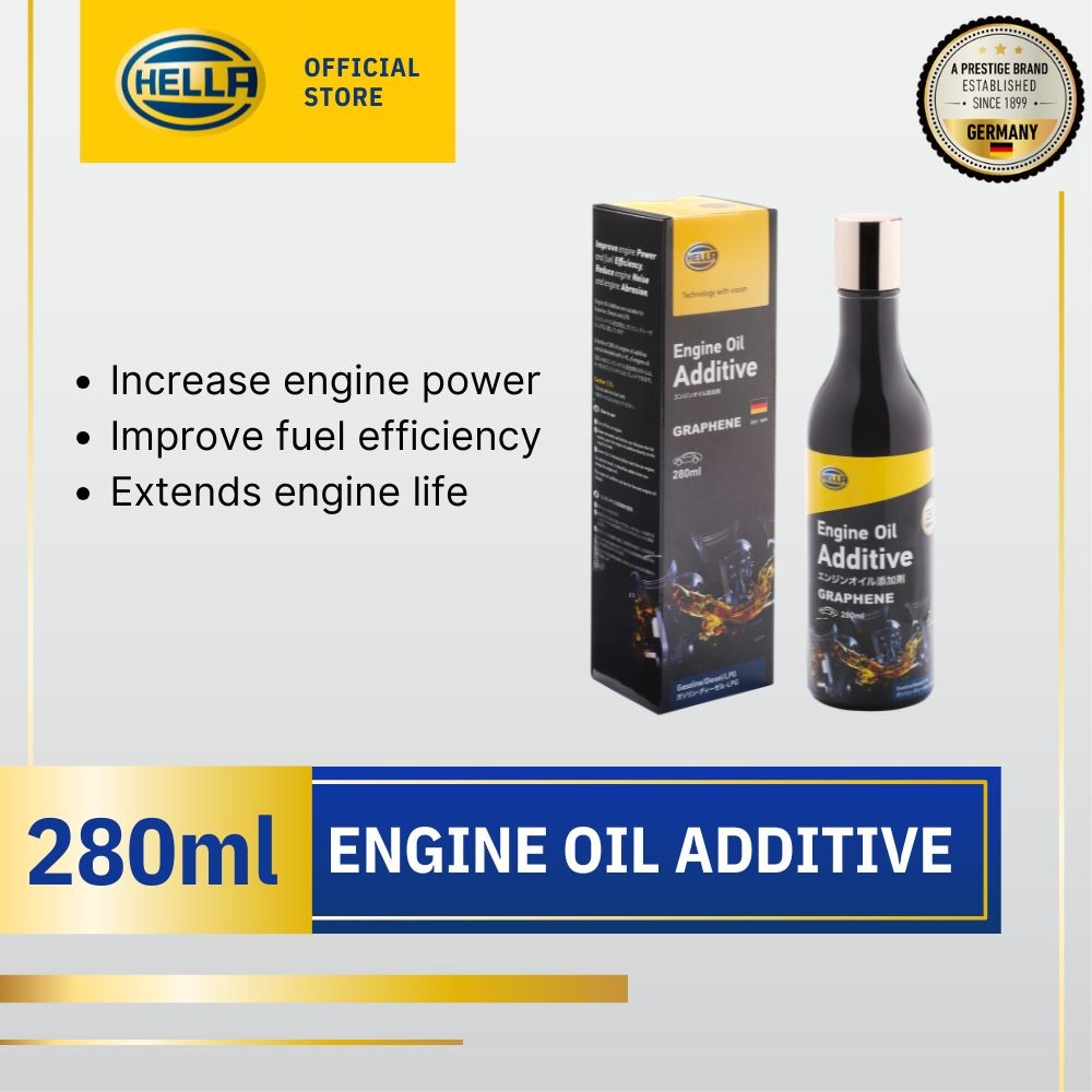 HELLA Engine Oil Additive 280ml - Formulated with Graphene (For ...