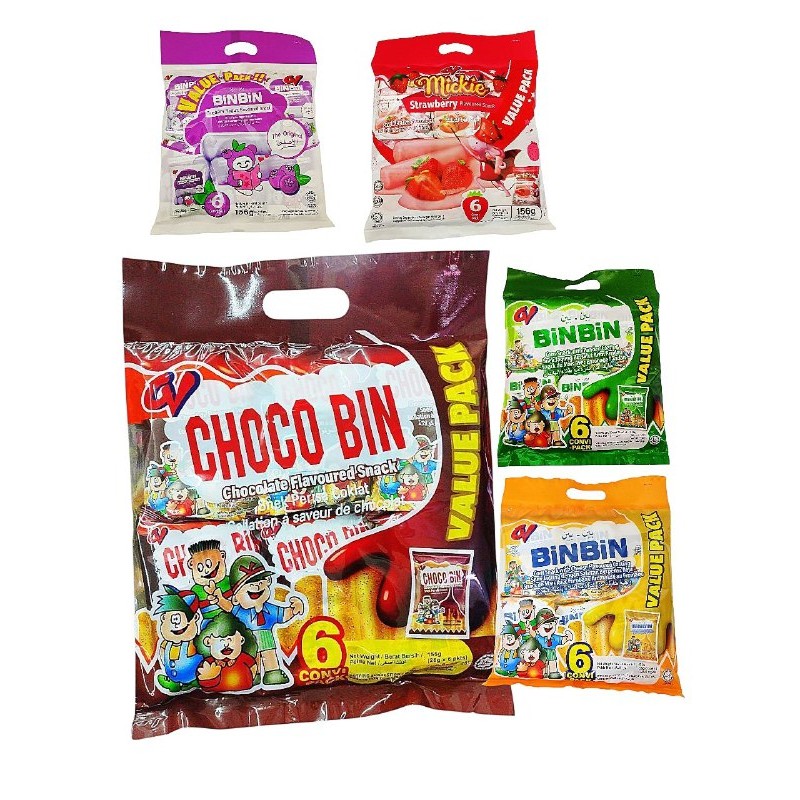 156g CV BIN BIN ( Choco Bin / Strawberry / Blueberry / Pandan / Cheeese ...