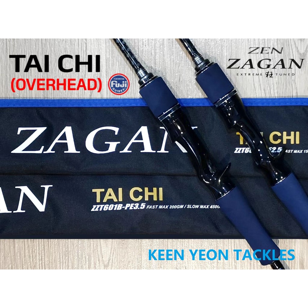 ZEN ZAGAN TAICHI SPINNING / BAITCASTING (BC) ROD | Shopee Malaysia