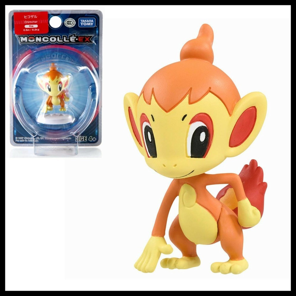 Moncolle EX 35 Chimchar Takara Tomy Tomica Pokemon Action Figure New ...