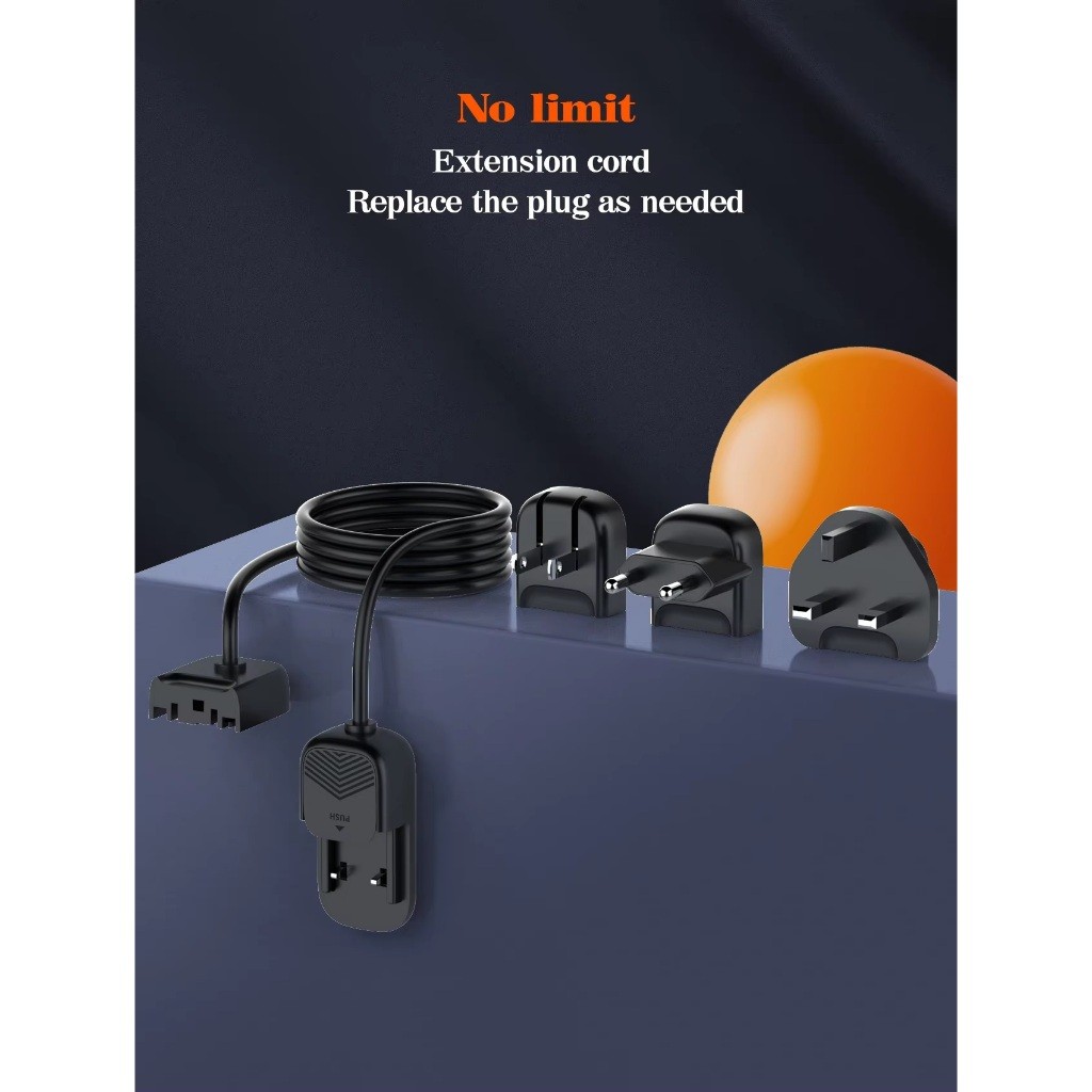 UK 3 PIN EU US CN Japan 2 PIN plug adapter for LDNIO A6140C Q366 Q367 ...