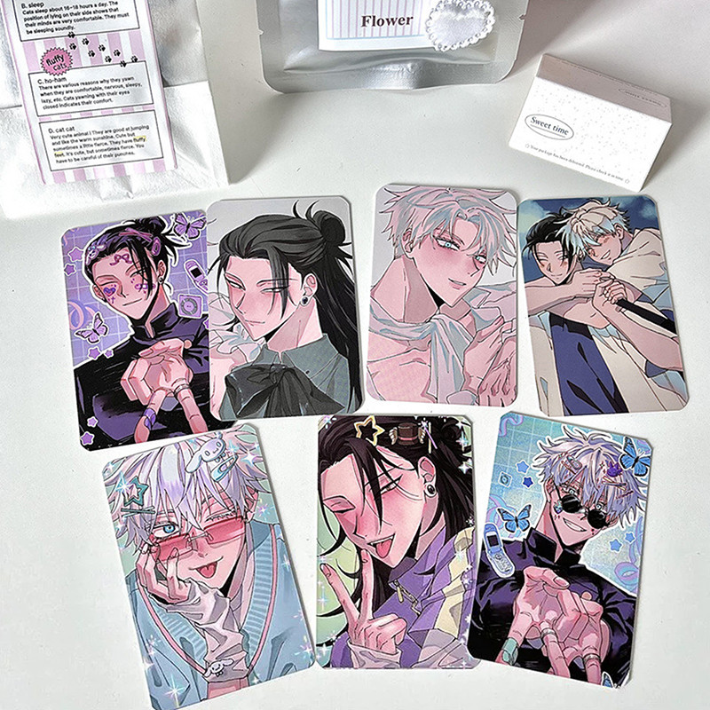 [GNJ] 7Pcs Jujutsu Kaisen Anime Figures Gojo Satoru Geto Suguru 3 Inch ...