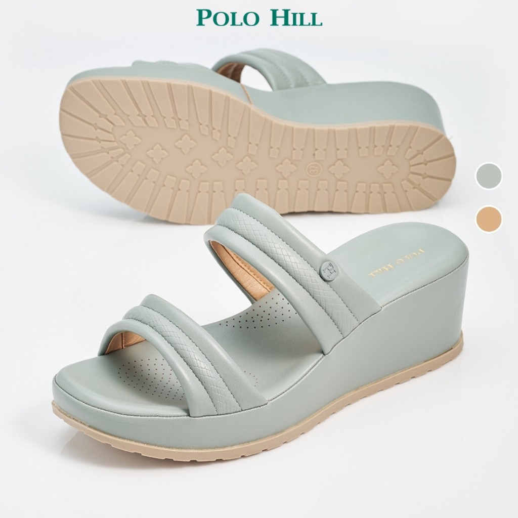 POLO HILL Ladies Two Band Wedges Sandal PLSW-LS5347 | Shopee Malaysia
