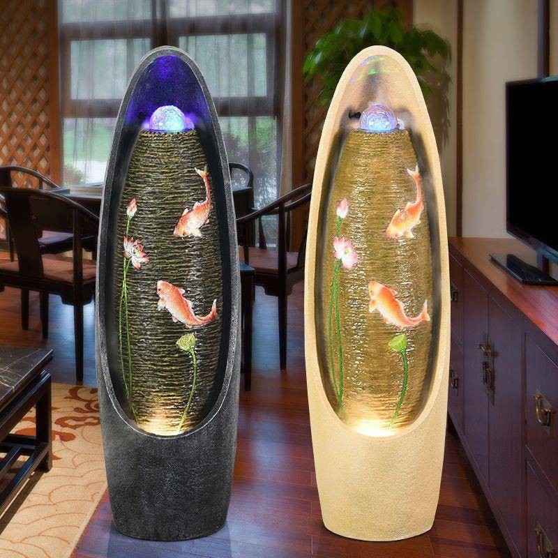 Flowing Water Fountain Living Room Entrance Circulating Water ...