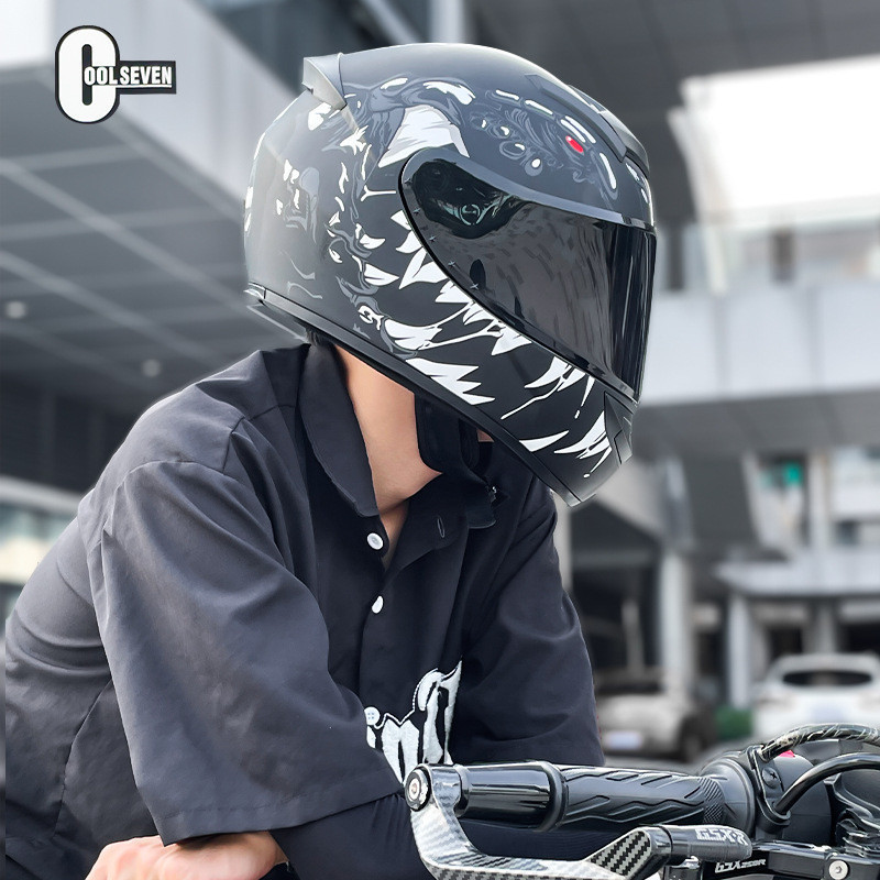 3C certified motorcycle helmet, national standard DOT motorcycle full ...