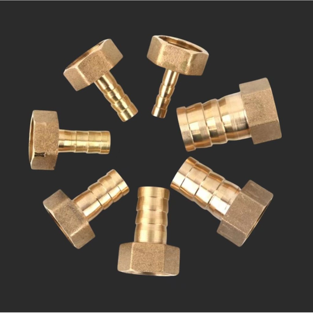 Female Thread Brass Pipe Hose 6mm 8mm 10mm 12mm 14mm Barb Connectors 1/ ...
