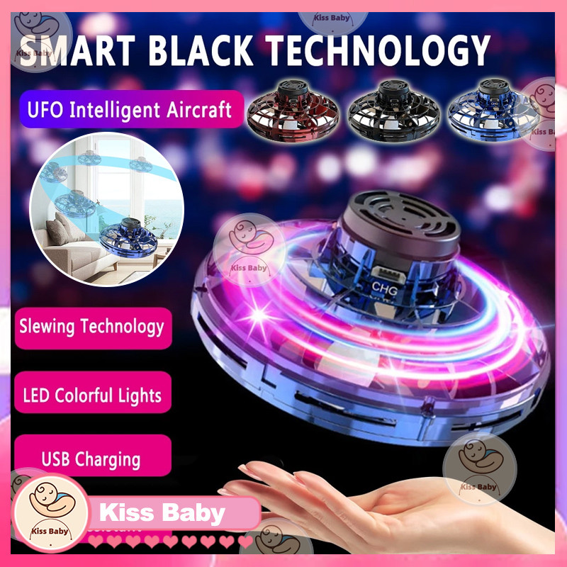 Flynova Flying UFO Toys Rotating Spinner Kids Fly Orb Gyro Ball Sensor ...