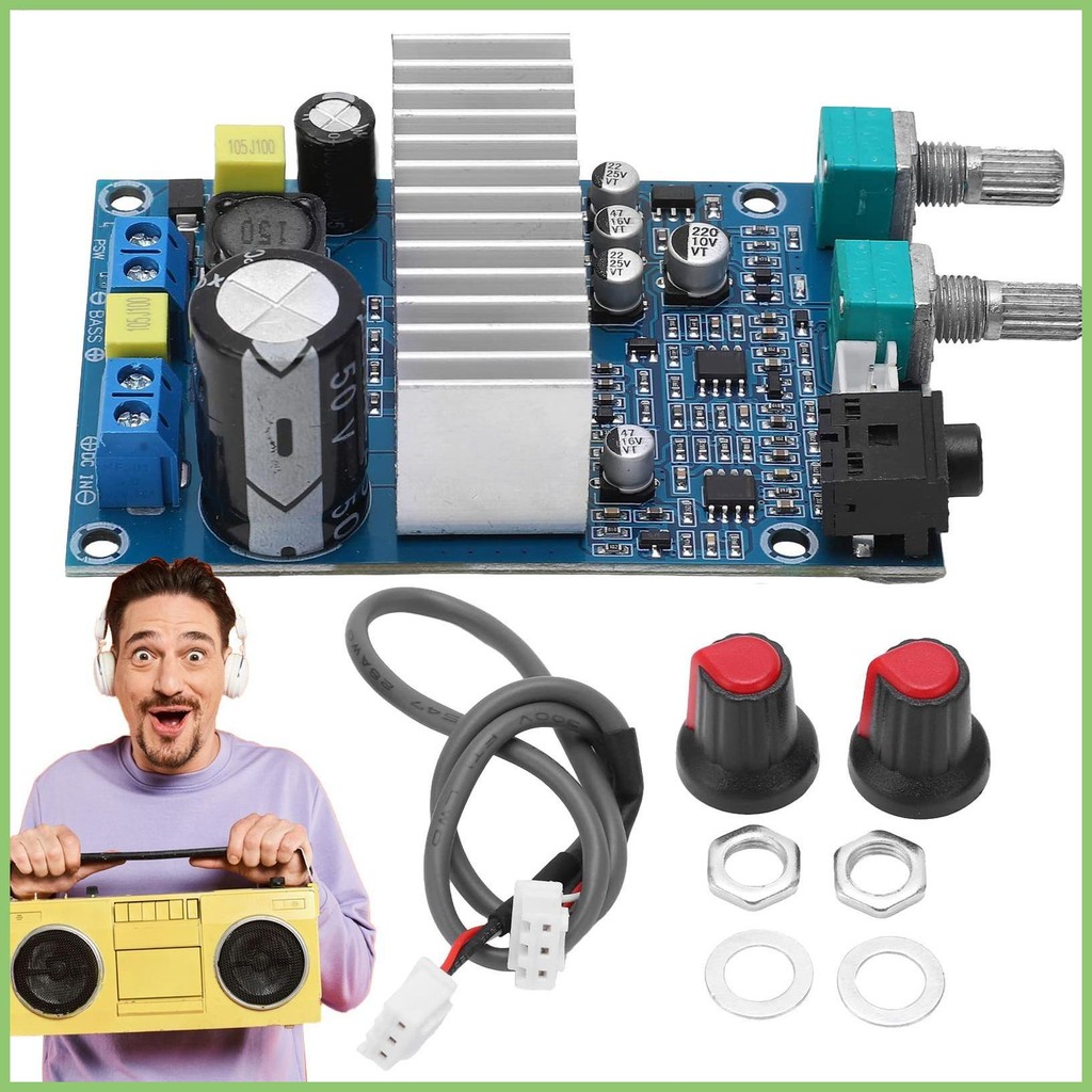 Mono Amplifier Board 100W Digital Amplifier Board Small Audio Amplifier ...