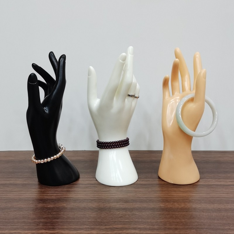 Creative PVC Black Seamless Plastic Female Hand Model Female Small Hand ...