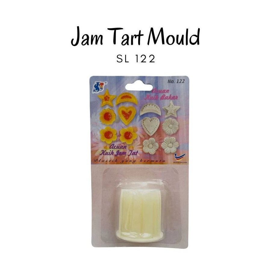 Acuan Kuih Jem Tart Nanas Bunga Acuan Kuih Tat Tart Bunga Bulat Biskut ...