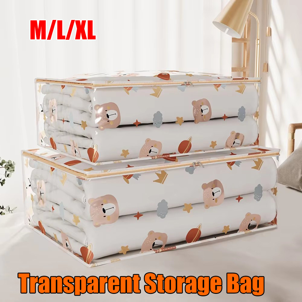 Waterproof Transparent Storage Bag Comforter Storage Bag Blanket Bag ...