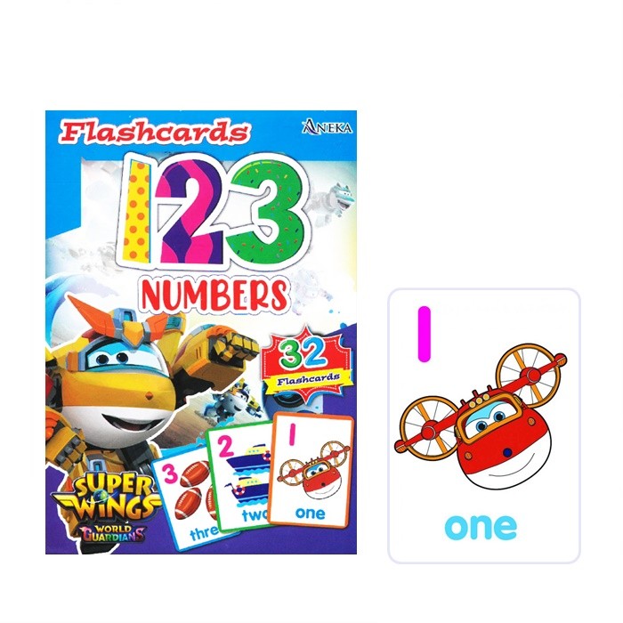 [FastShipping]Explore & Learn:Numbers & ABC - 32 Super Wings Flash ...