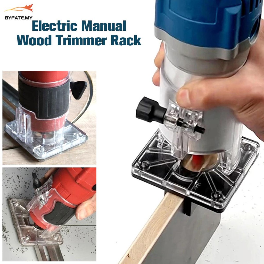 Compact Router Bracket Wood Palm Router Tool Base Electric Trimming ...