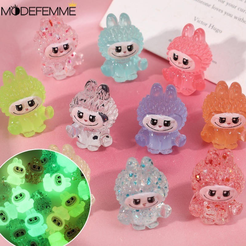 [ Featured ] LABUBU Luminous Mini Ornament - Miniature Figurines ...