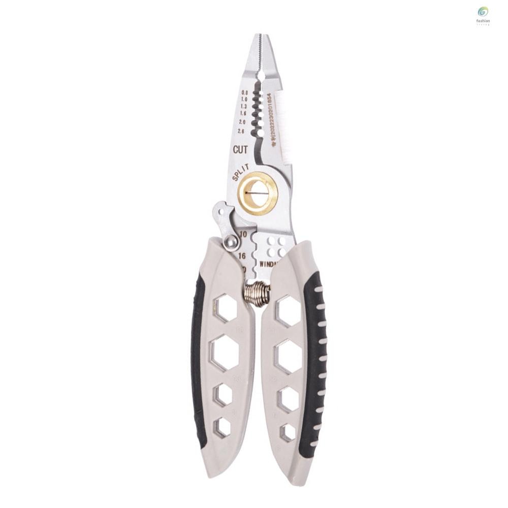 7 Inch Multi-Function Wire Stripper Professional 22-10 AWG Wire ...