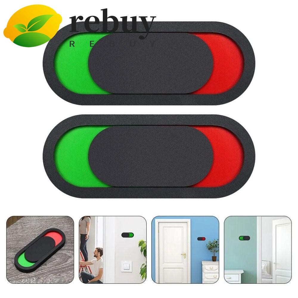 REBUY Do Not Disturb Sign, Slider Open 10*4cm Toilet Door Vacant ...
