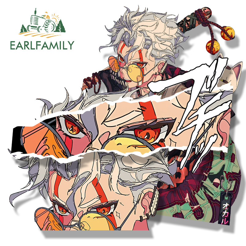 EARLFAMILY 13cm Streetwear Okarun Fanart Car Sticker Hot Anime Turbo ...
