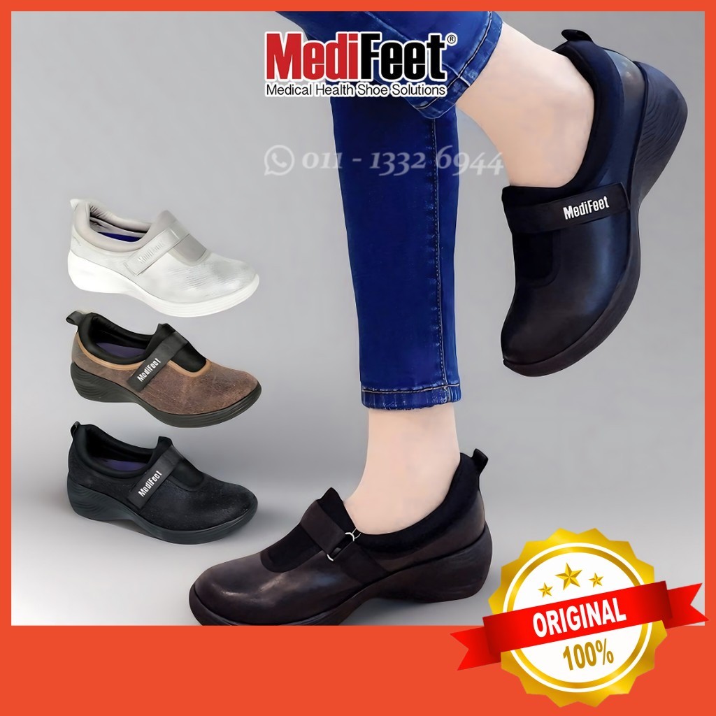 MEDIFEET MSP9005 Health shoes Kasut kesihatan Women shoes arch support ...