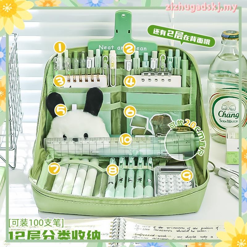 Bekas Pencil Pencil Box Aesthetic Beg Kosmetic Pencil Case Korean Style ...