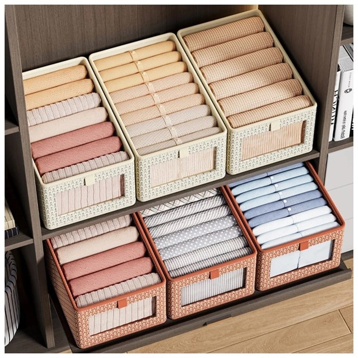 Foldable Storage Box Organizer Drawer Kotak Simpan Barang Kotak Laci ...