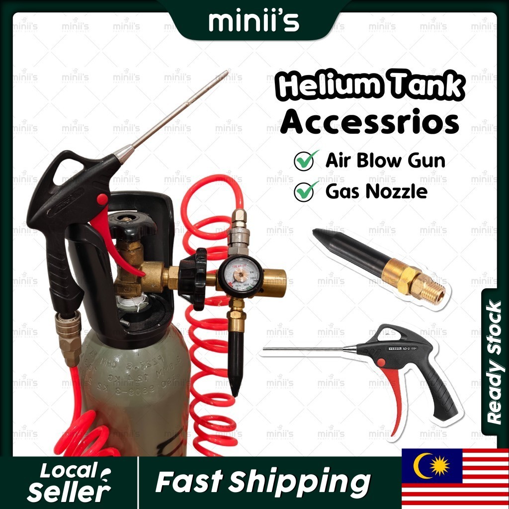 MINIIS Balloon Gas Helium Tank Accessrios Air Blow Gun Regulator Pump ...