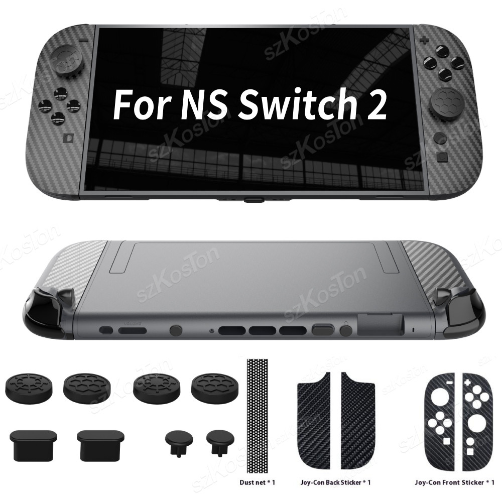 Game Accessories Dust Cover Proof Pack for Switch 2 Console, Skin Sticker for NS Switch2 Joy Con ...