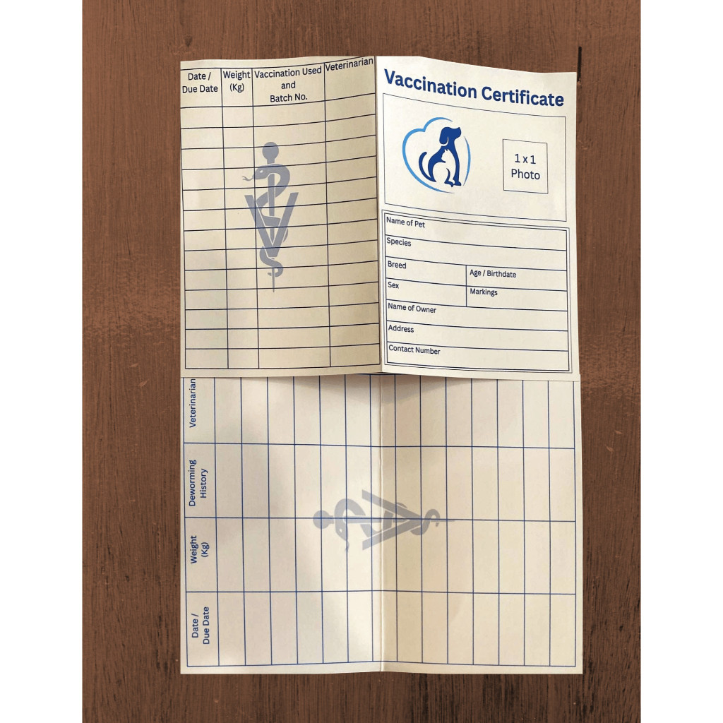 Immunization Pet Vaccination Certificate / Vaccination Card Vet Card ...