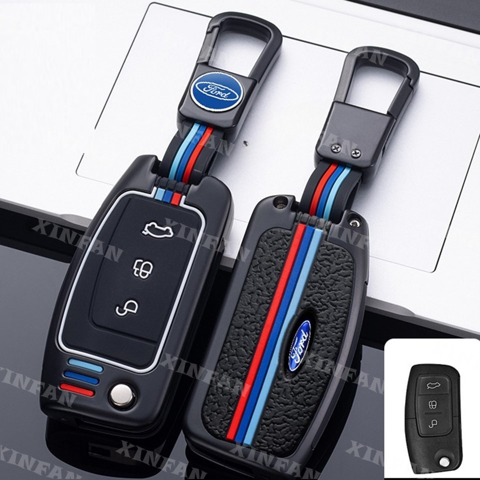 Ford Fiesta Remote Case (Alloy Luminescence 3D Silicone Push Button ...