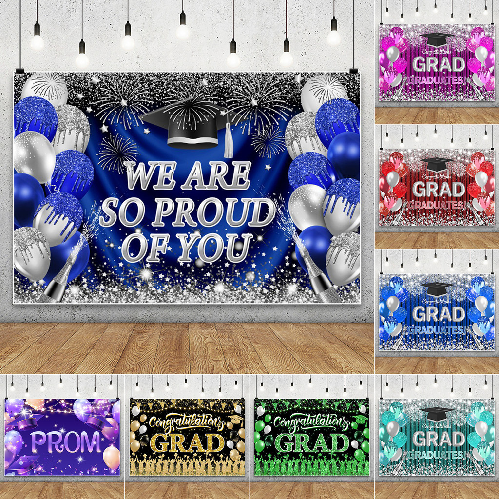 120*80cm Graduation Party Background Congraduation Party Decorations ...
