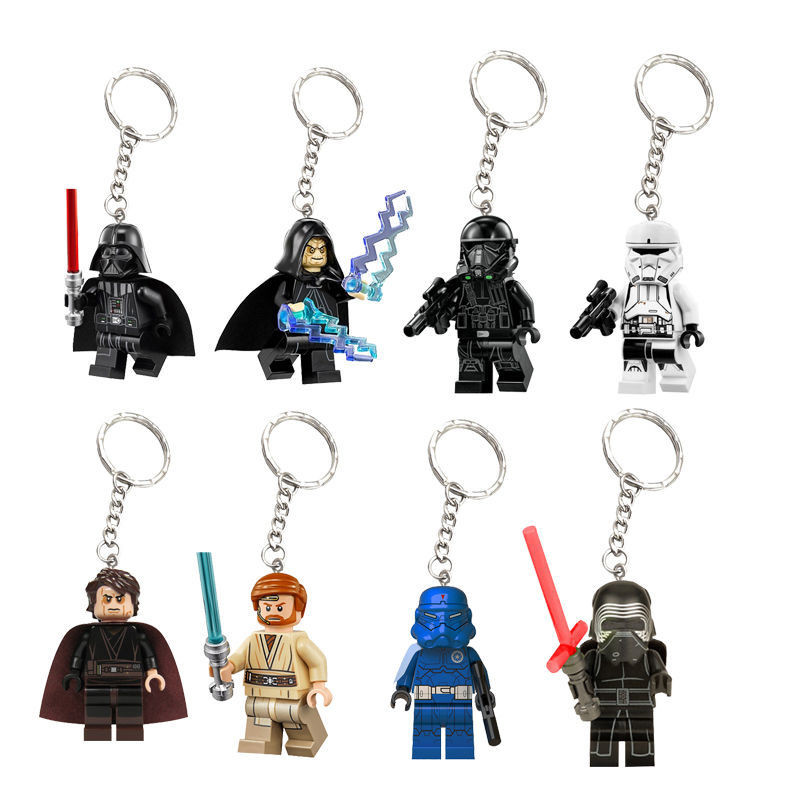 Star Wars Compatible Lego Keychain Pendant Minifigure Building Block ...