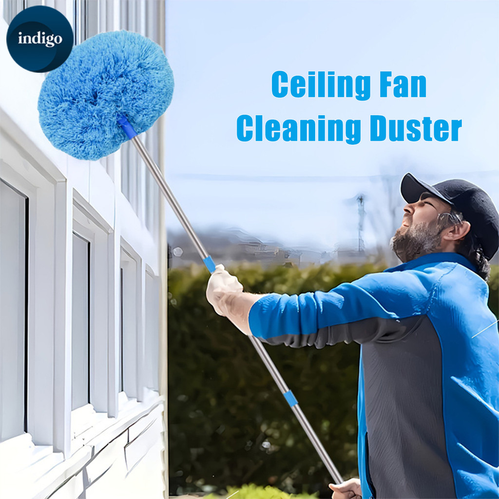Adjustable Retractable Ceiling Fan Cleaner Brush Fiber Material Feather ...