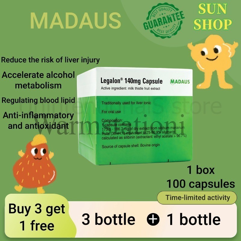 LEGALON 140MG FOR LIVER HEALTH CAPSULE 100S Double effects of relieving ...