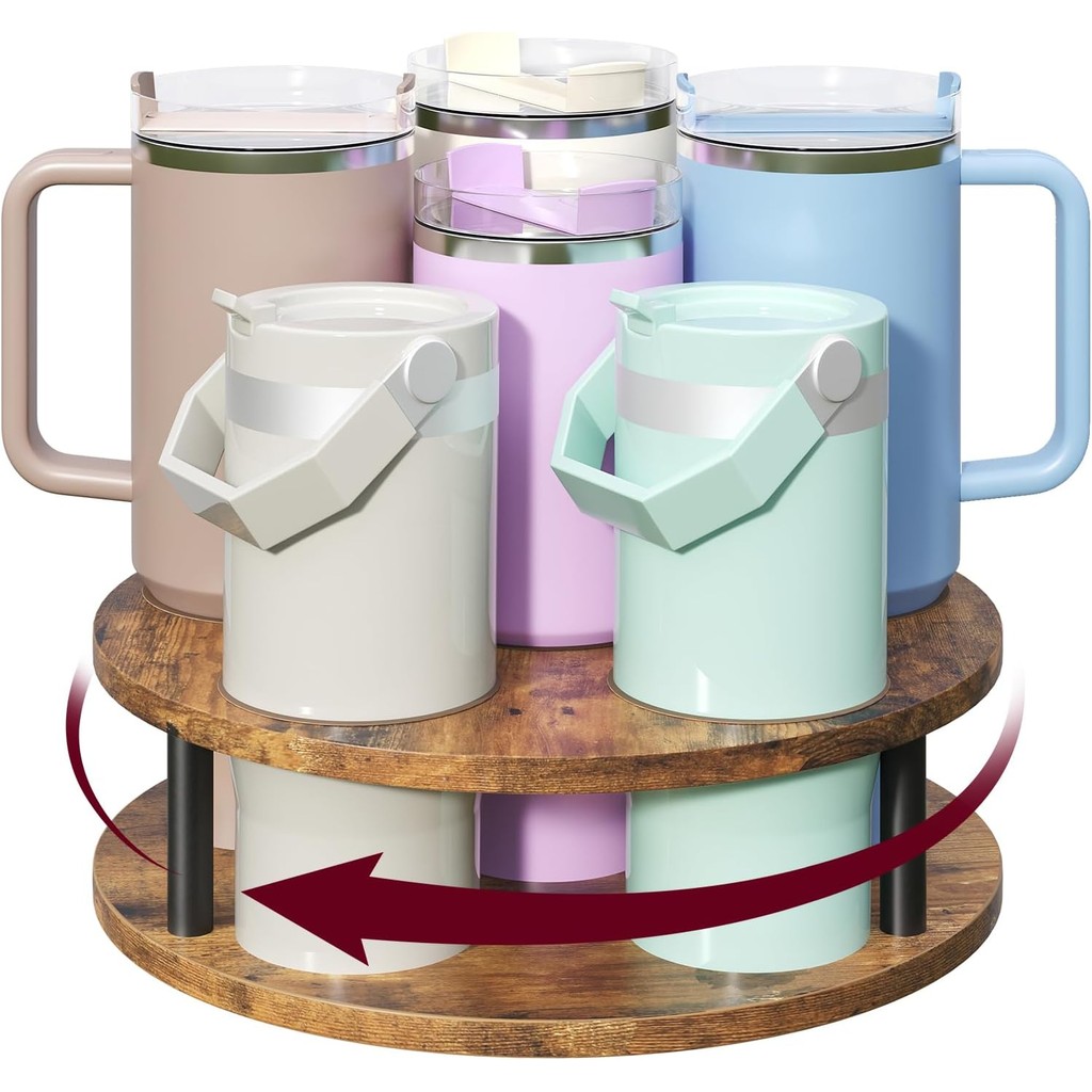Water Bottle Organizer for Stanley 20oz 30oz 40oz, Rotating Stanley ...