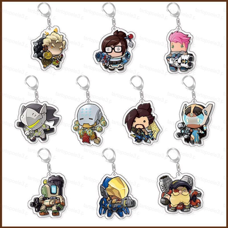 ST3 Overwatch Shimada Genji Hanzo DVA Tracer Cole Cassidy acylic key ...