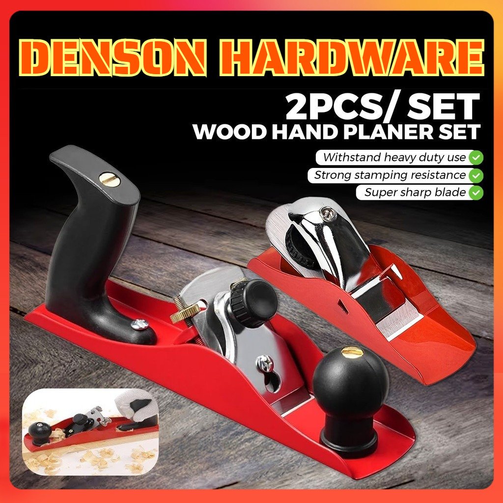 2pcs Wood Hand Planer Set for Carpenter Woodworking / Kayu Ketam Gosok ...