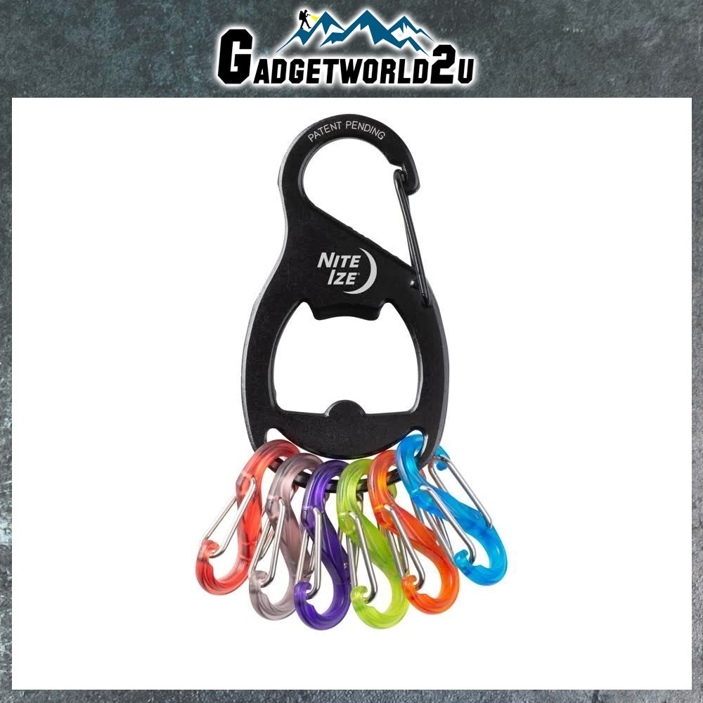 Nite Ize KeyRack+ S-Biner (Black) KRB2-01-R6 | Shopee Malaysia