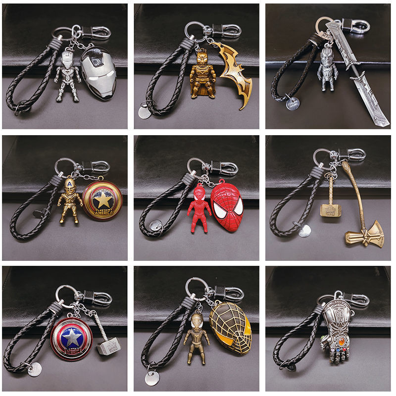 Marvel Merchandise Avengers Creative Iron Man Car Keychain Chain ...