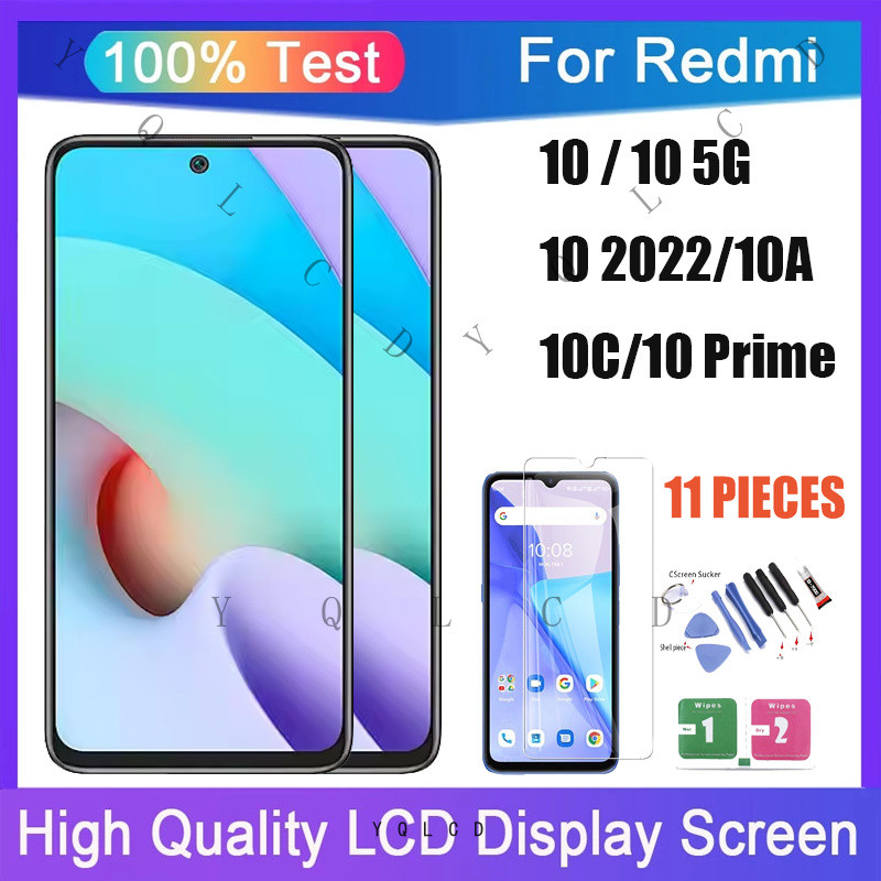 Original Redmi 10 10 2022 10 5G 10A 10C 10 Prime LCD Display Touch ...