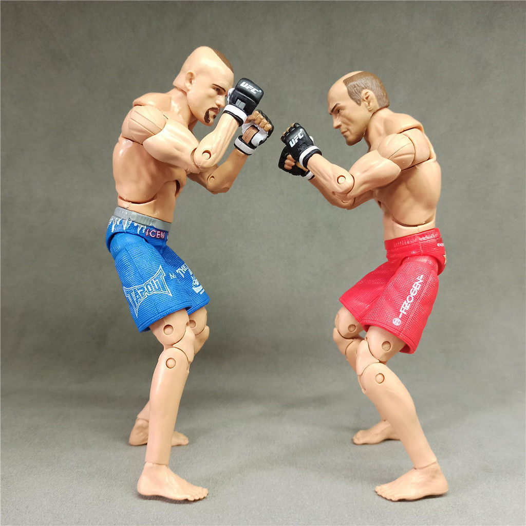 Oivz UFC Super Movable Wrestler 23cm Movable Figure Cage Real Fighting ...