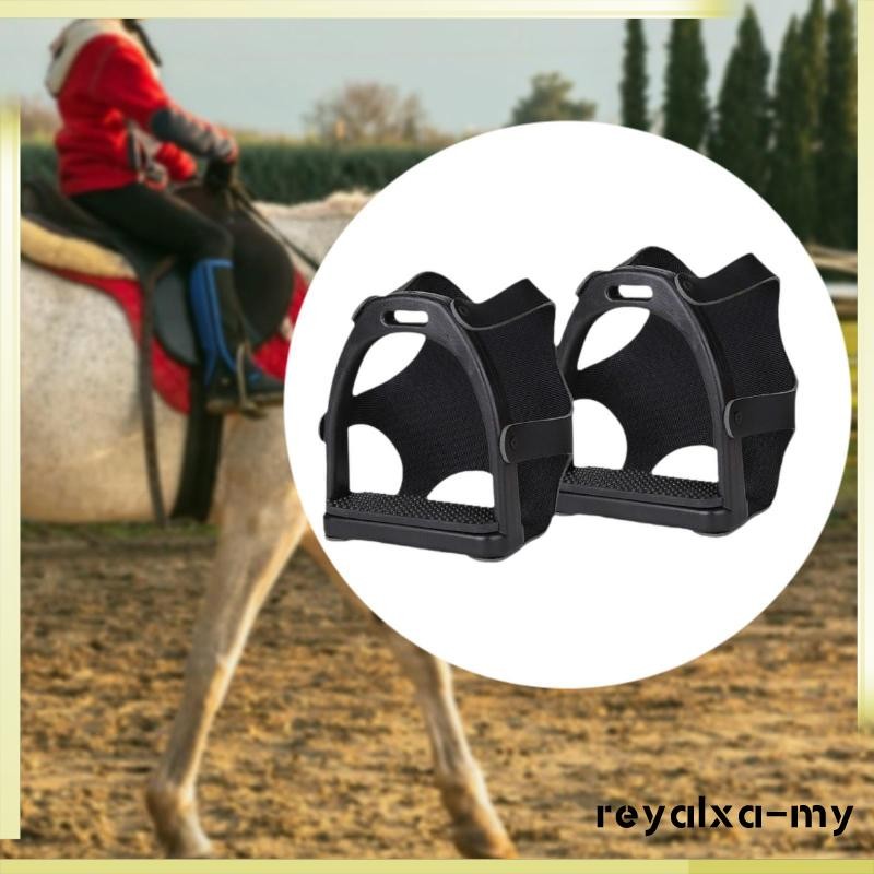 [ReyalxaMY] 2x Horse Riding Stirrups Equestrian Stirrups Professional ...