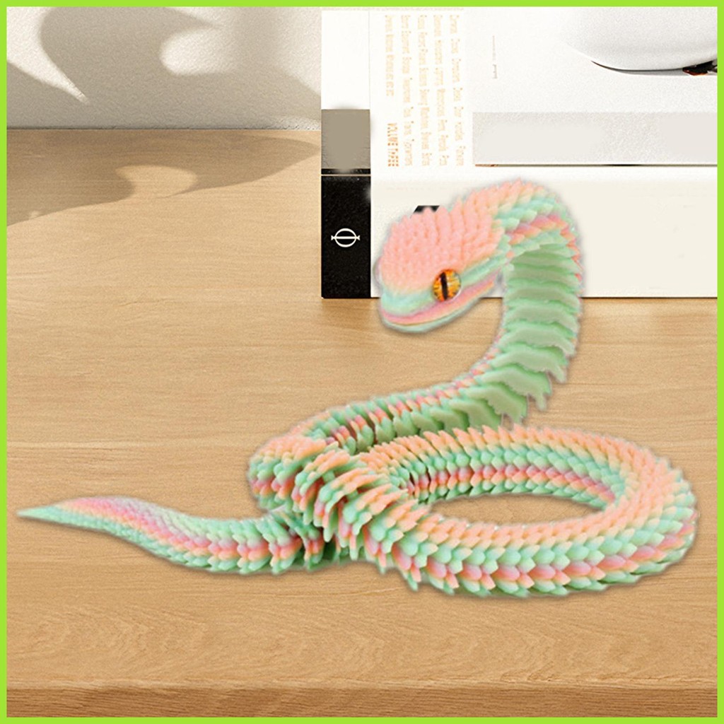 3D Printed Snake Toys 3D Printed Snake Model Flexible Snake Toys ...